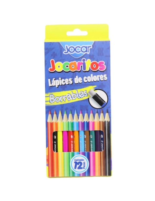 Set lápiz de color Jocar hexagonal 12 piezas 1