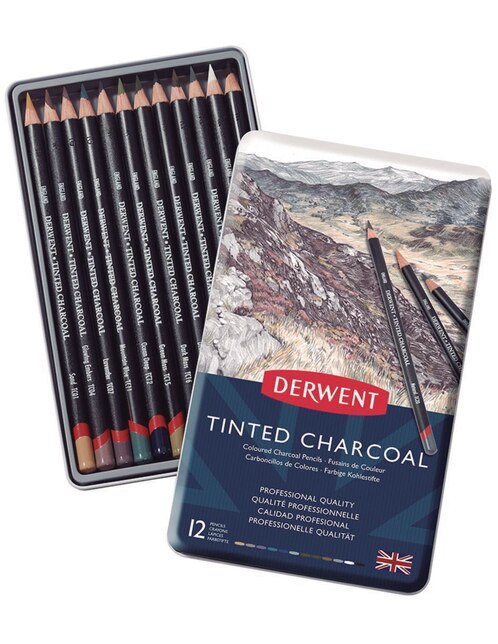 Set lápiz de color Derwent Charcoal 1