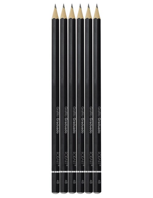 Set lápiz Atl diseño 4B 6 piezas 1