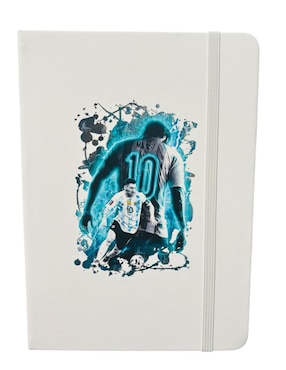 Libreta Macarena Brand Messi hoja rayada